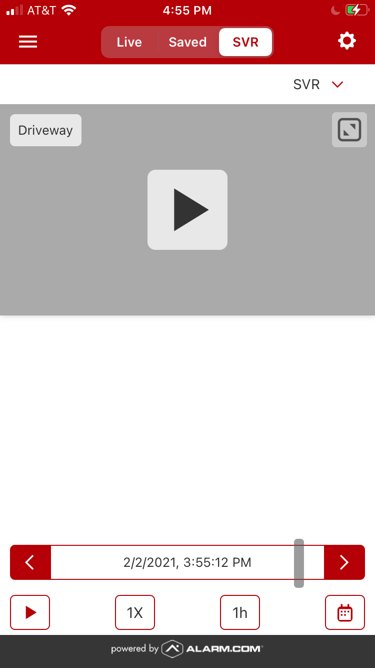 How do I playback footage on my SVR?
